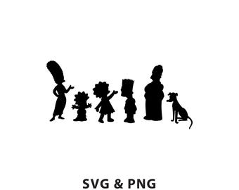 Simpsons Donut SVG Bundle Clipart, Svg File for Cricut, Digital ...