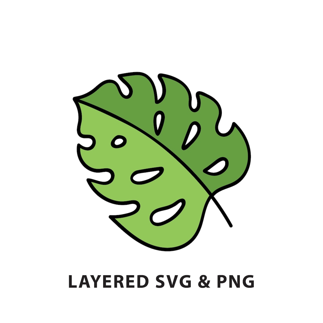 Leaf - SVG PNG File Instant Digital Download - Nature - Etsy