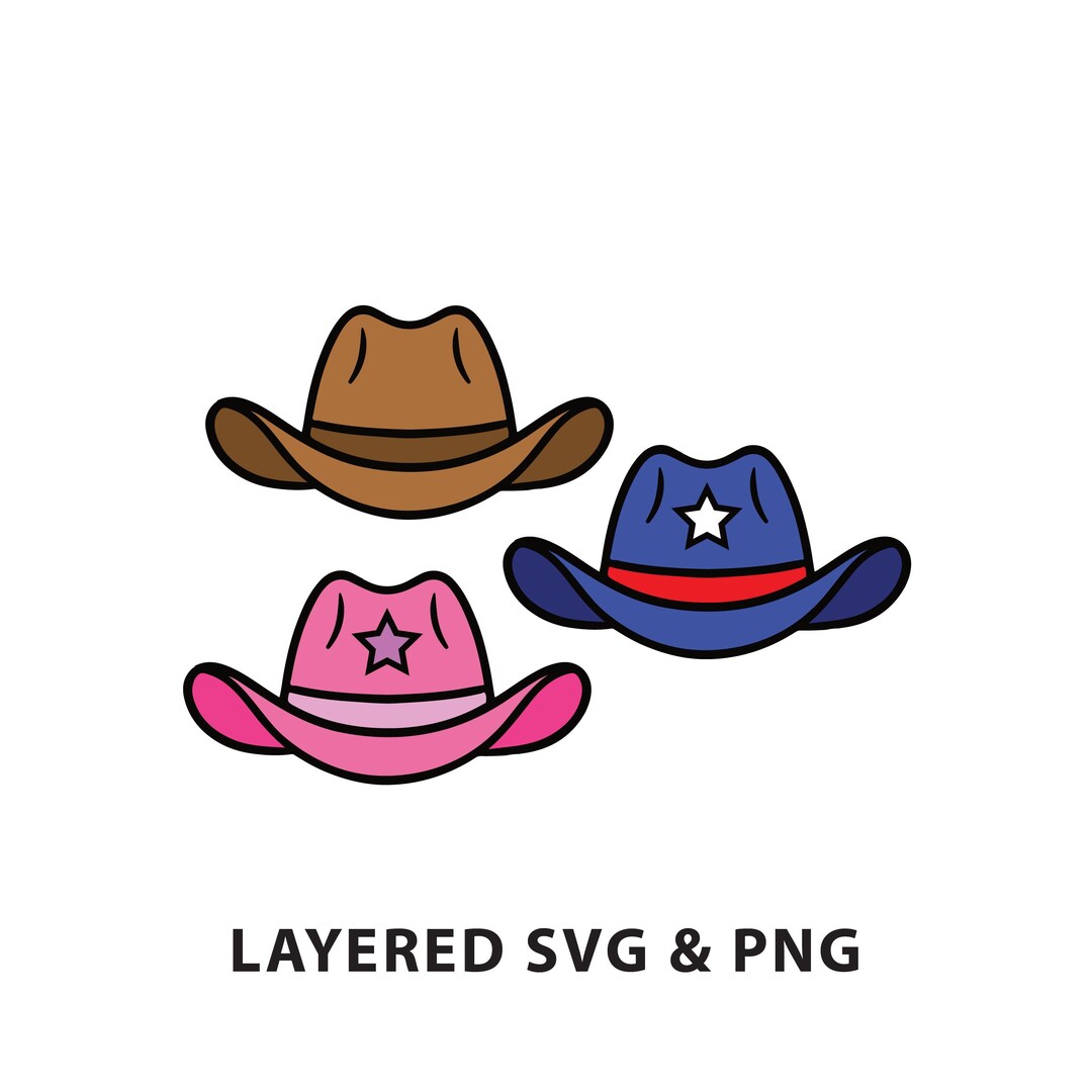 Hats - SVG PNG File Instant Digital Download - Etsy