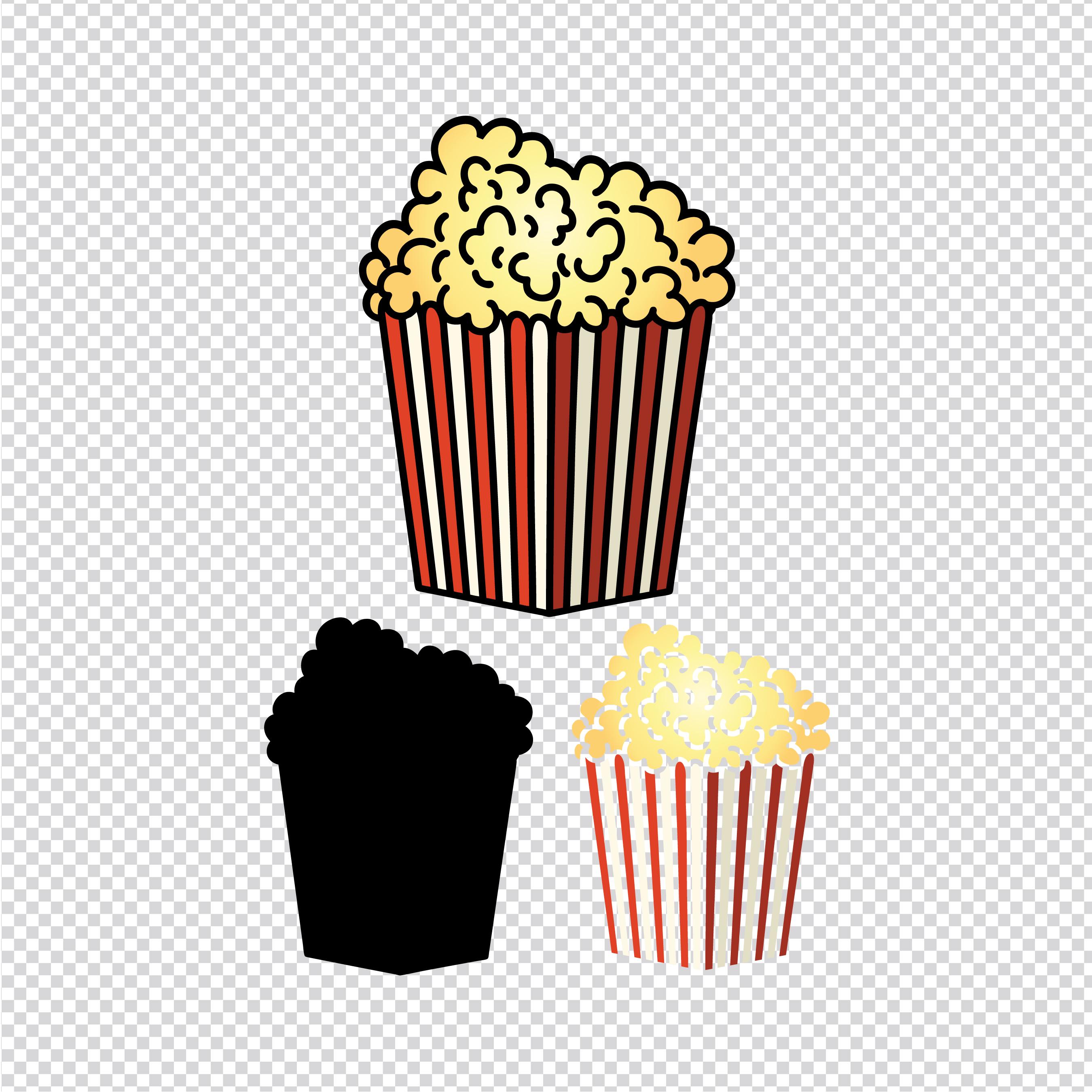 Popcorn - SVG PNG File Instant Digital Download - Food - Etsy