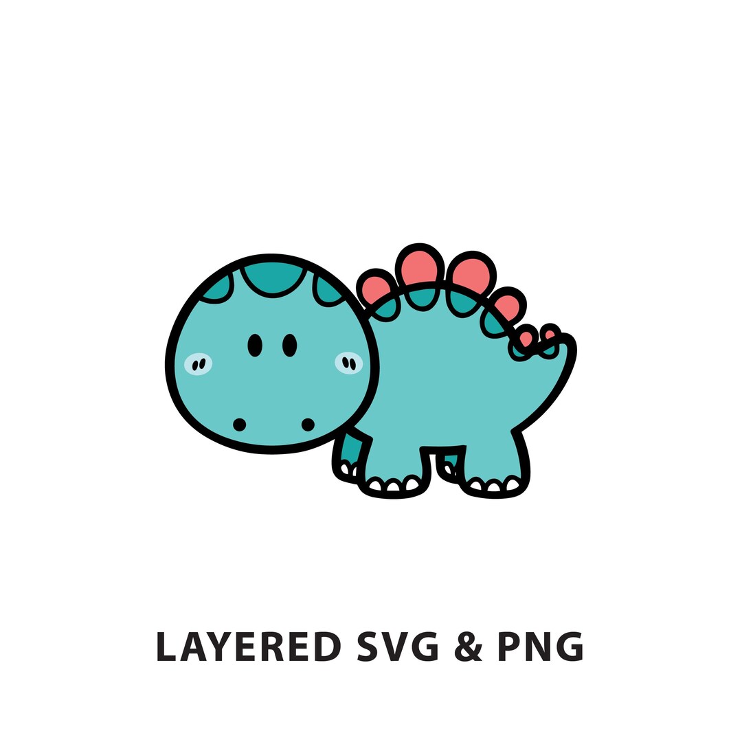 Dinosaur - SVG PNG File Instant Digital Download - Animals - Etsy