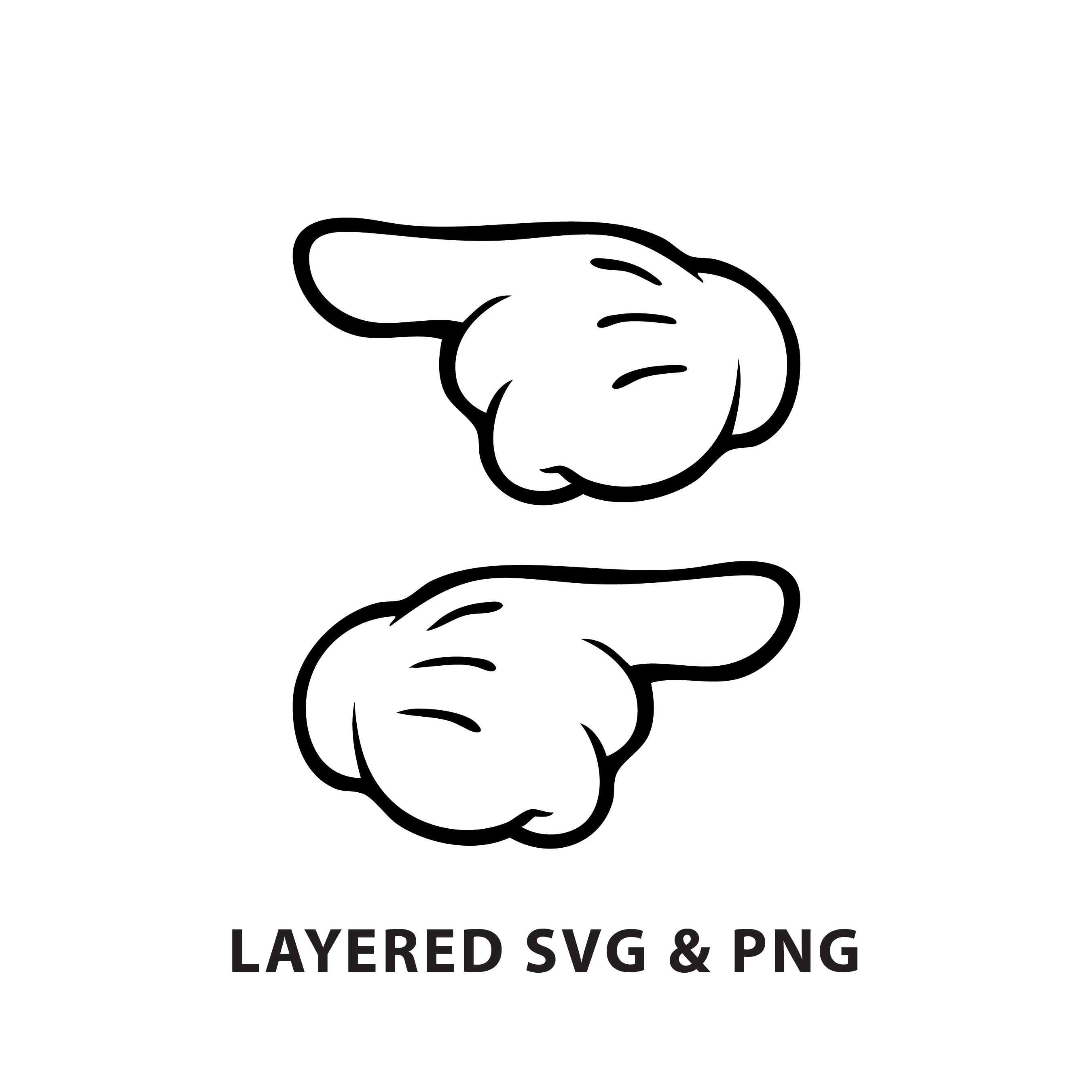 Mickey Mouse Hands Pointing Up Hand With Index Finger Pointing Up