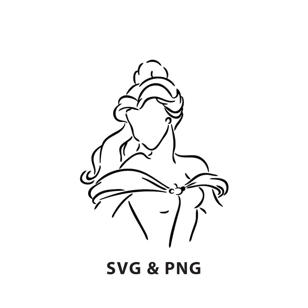 Princess - SVG PNG File Instant Digital Download - Silhouette - Etsy