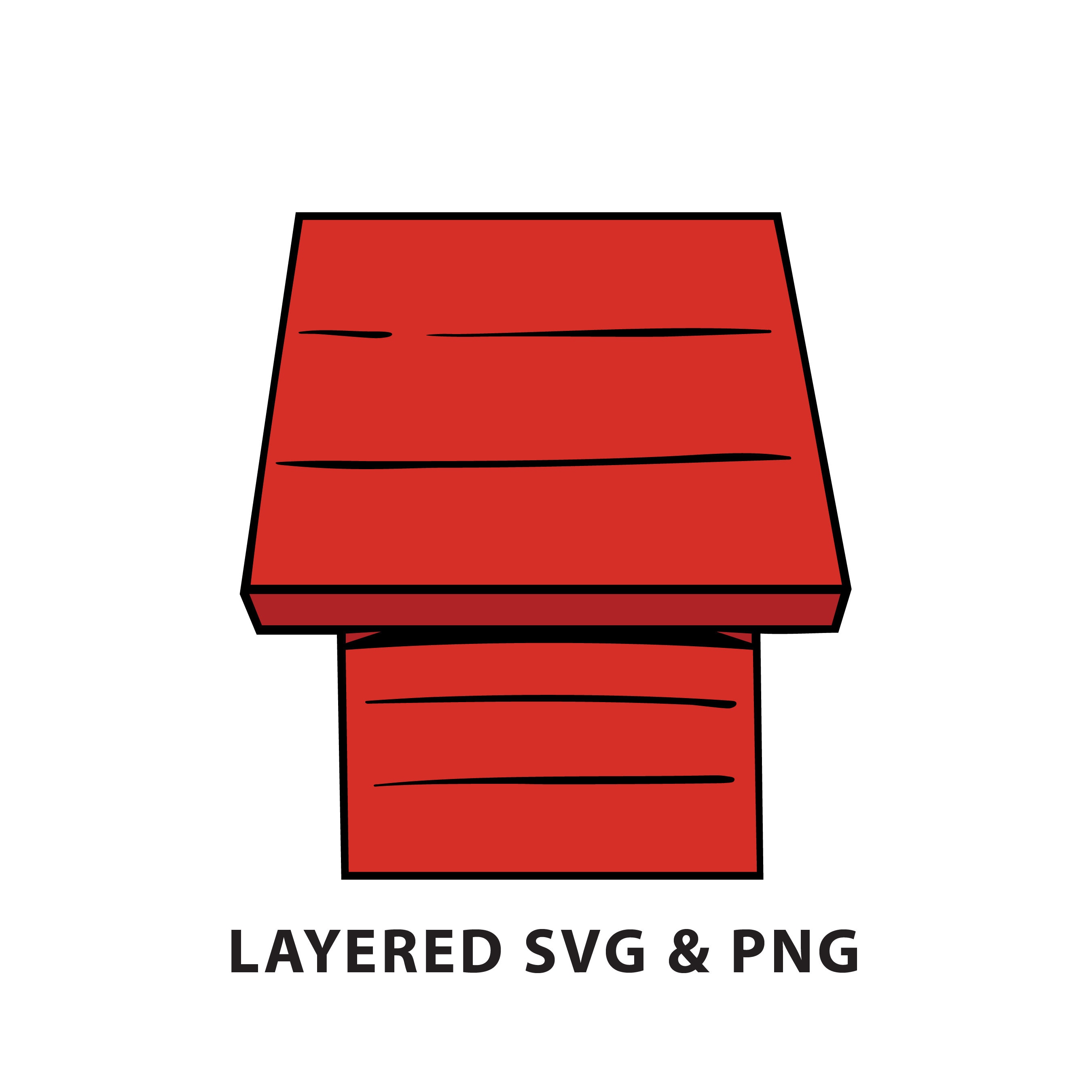 Snoopy and Friends SVG PNG File Instant Digital Download Red Dog House ...