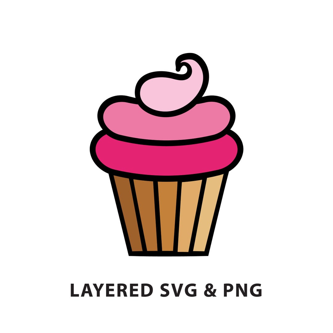 Cupcake - SVG PNG File Instant Digital Download - Food - Etsy