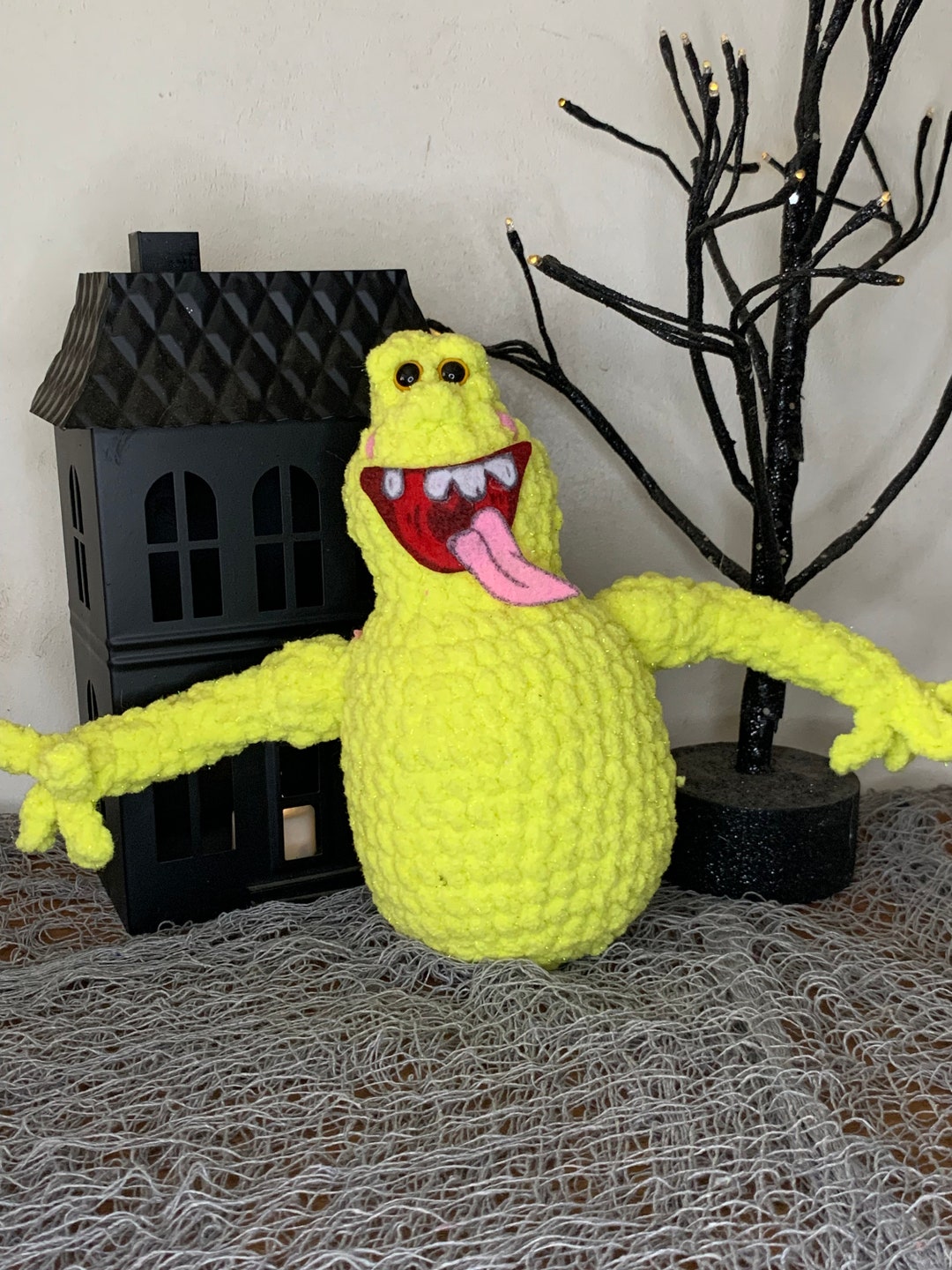 Neon Slimer Plushie Ghostbusters - Etsy