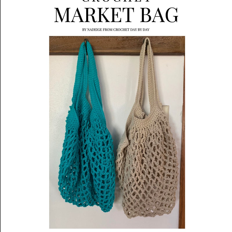 Cotton Market Bags Crochet - Etsy UK