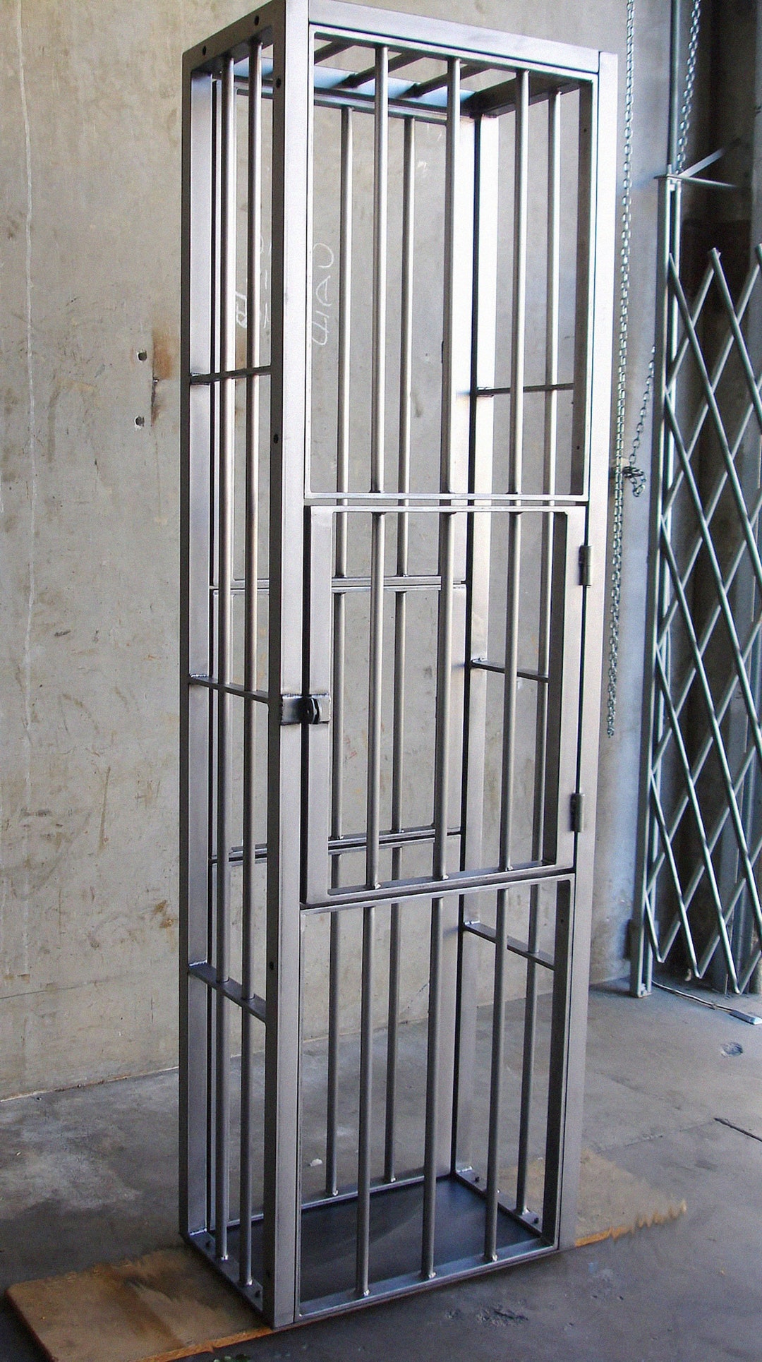 Steel Upright Stand up Slave Cage Bdsm Bondage 100% Steel Restraints ...