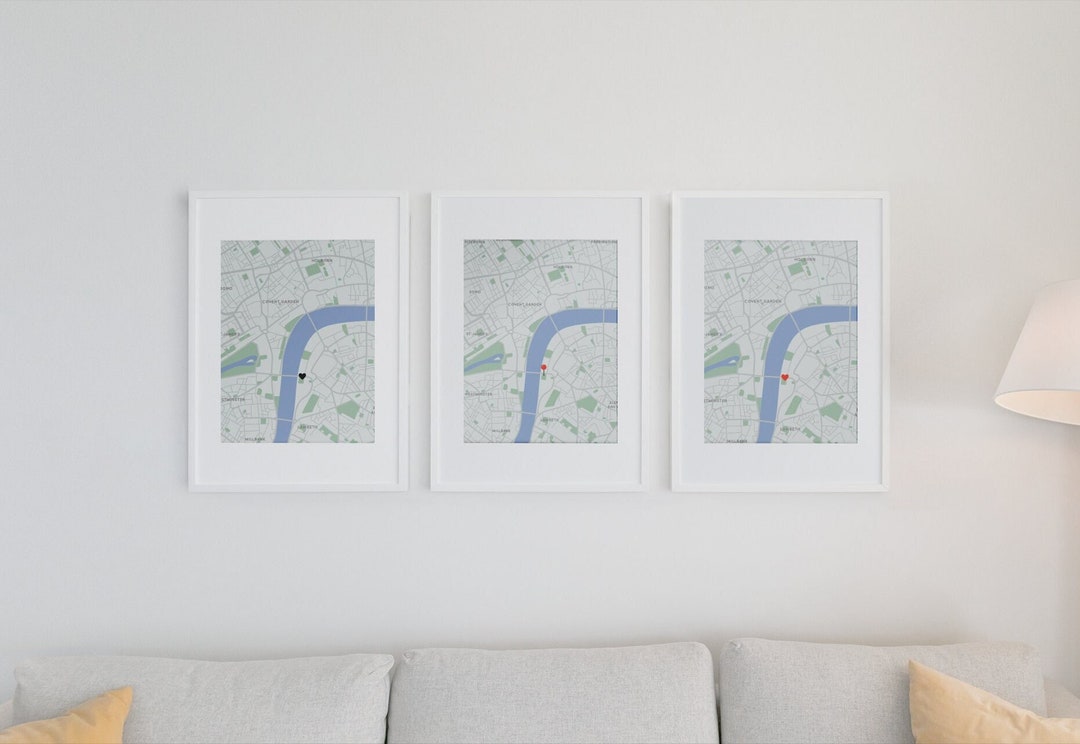 Custom Location Print Hand Drawn to Order First Home Special Place ...