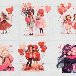 27 Best Friends Valentine's Day Clipart, Transparent Background ...