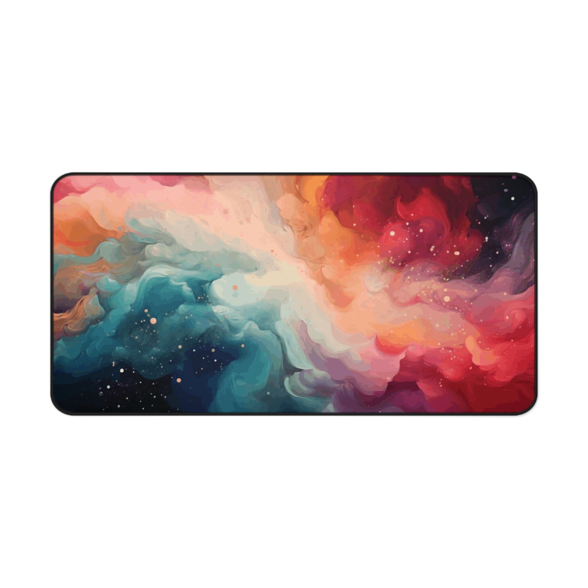 Colorful Galaxy Desk Mat, Cute Desk Mat, Colorful Desk Mat, Mousepad ...