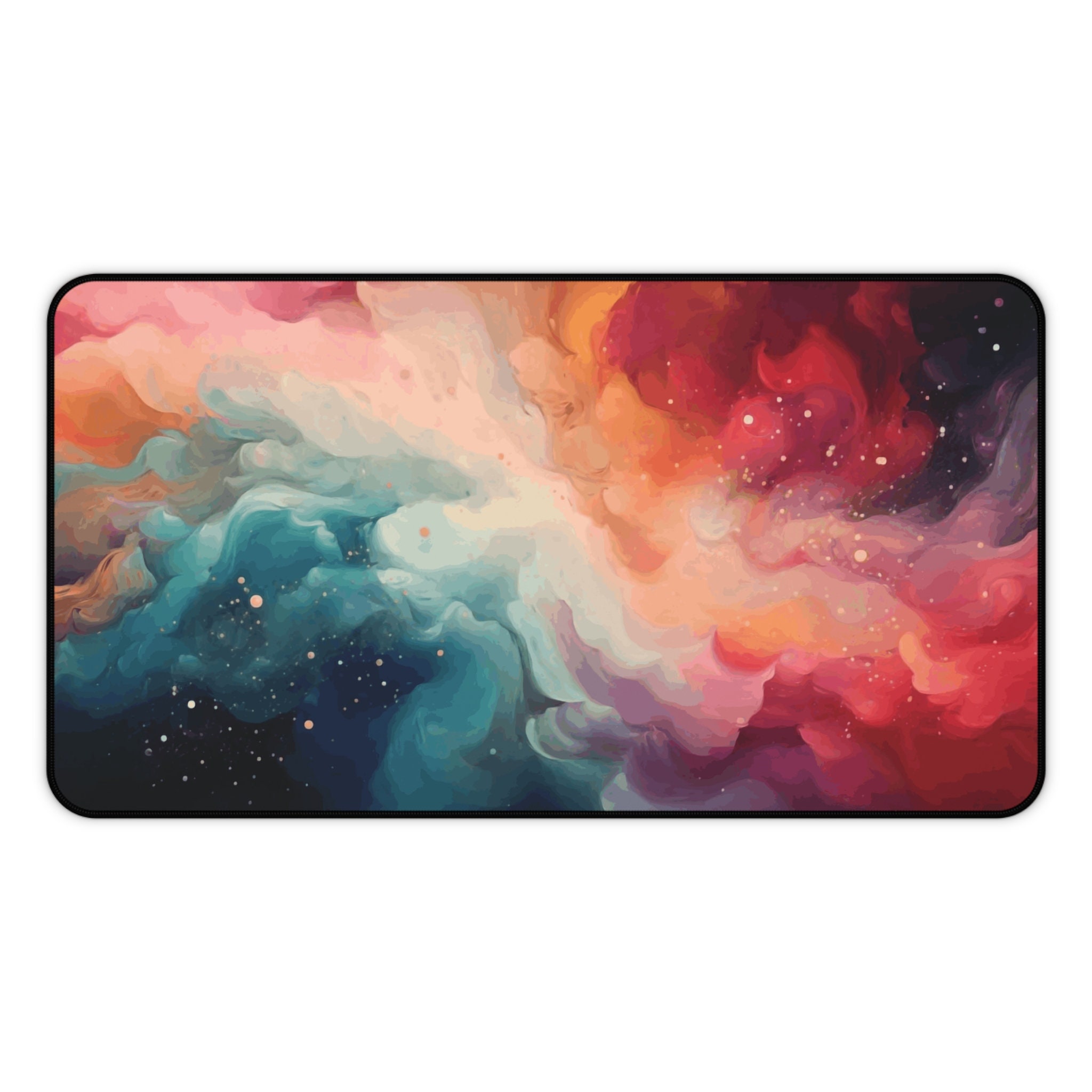Colorful Galaxy Desk Mat, Cute Desk Mat, Colorful Desk Mat, Mousepad ...