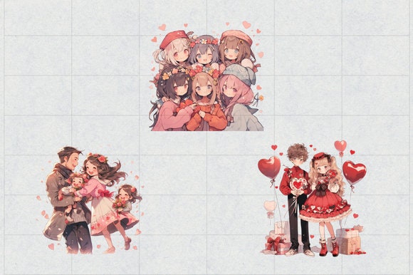 27 Best Friends Valentine's Day Clipart, Transparent Background ...