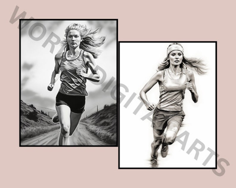 10 Workout Coloring Pages for Adults and Kids - Etsy