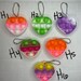 Small Pop It Fidget Colorful Keychain - Etsy