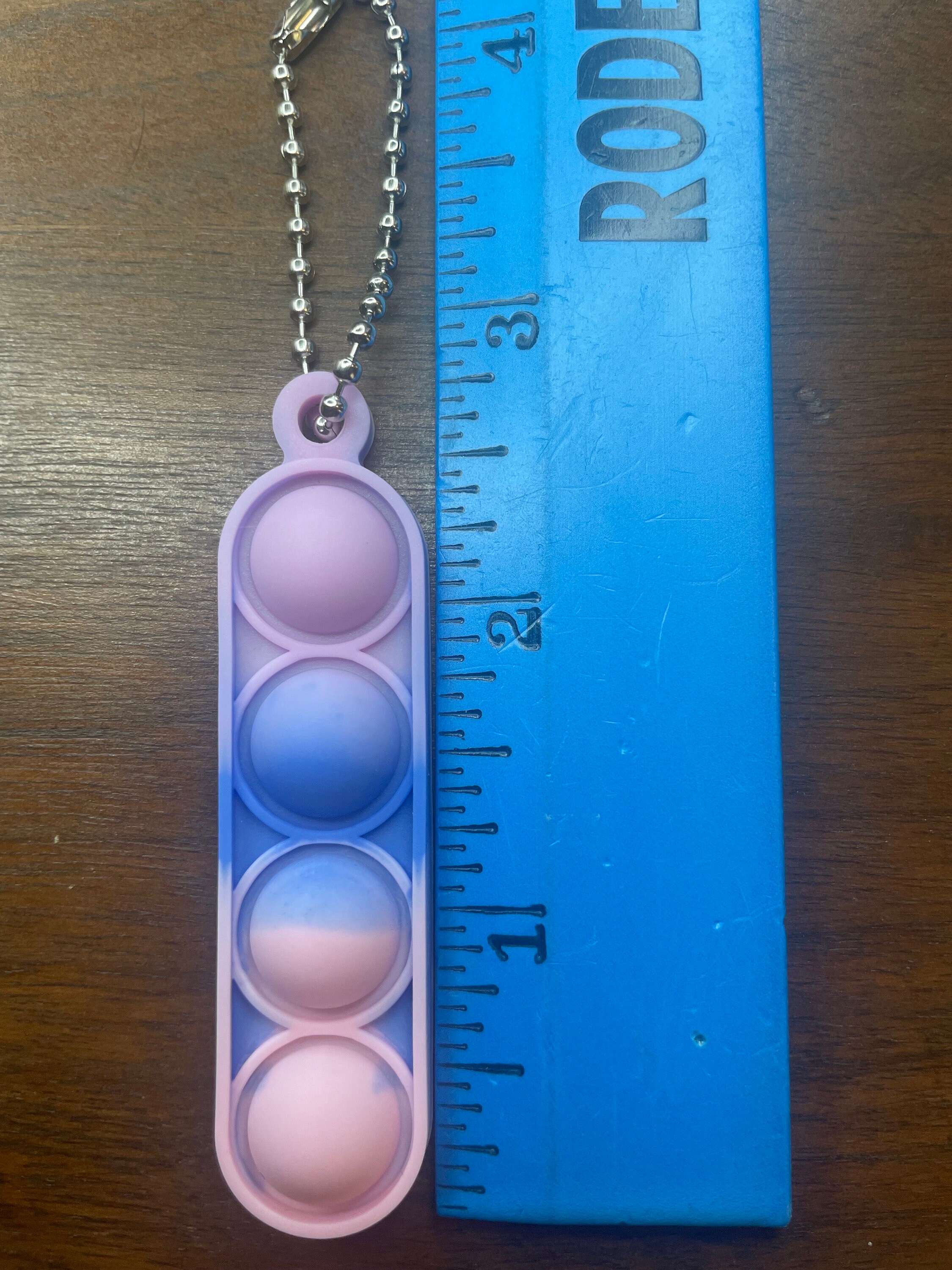 Mini Pop Fidget Colorful Keychain - Etsy