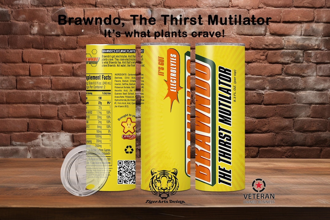 Brawndo the Thirst Mutilator Drink Inspired by the Movie Idiocracy, 20 ...