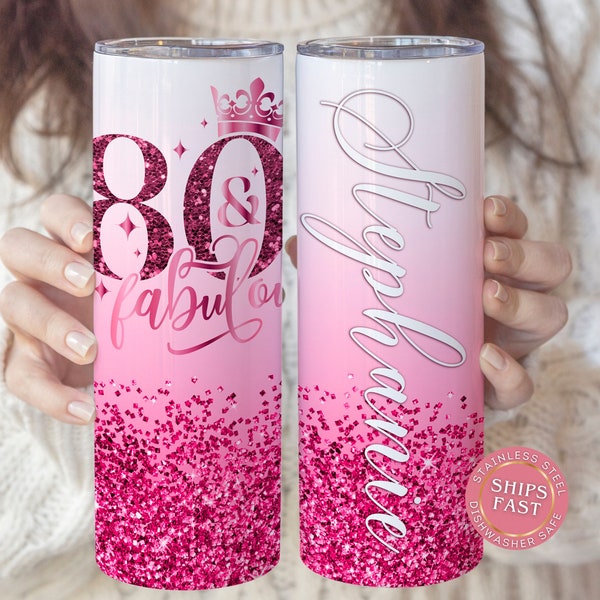 Personalized Cup for 80th Birthday - Etsy