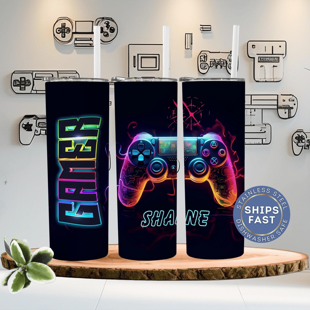 Gaming Tumbler Personalized Gamer Cup for Boyfriend, Gift for Gamer ...