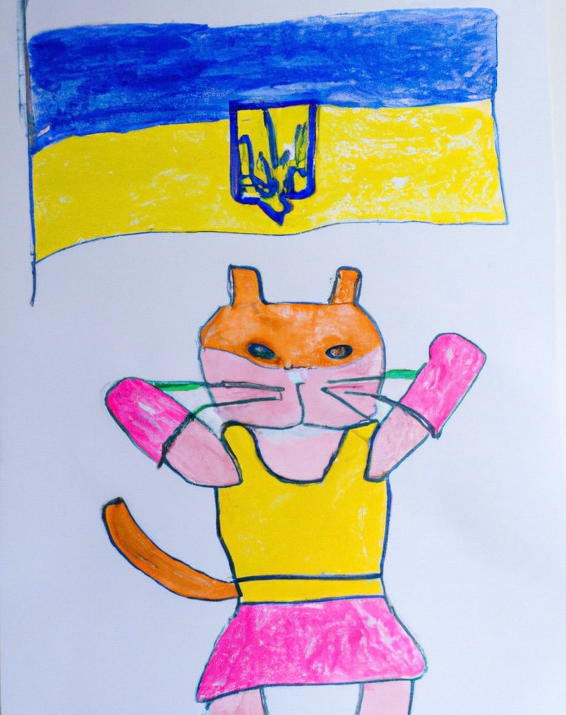 Innocent Artistry: Heartfelt Drawings by Young Artists Supporting ...