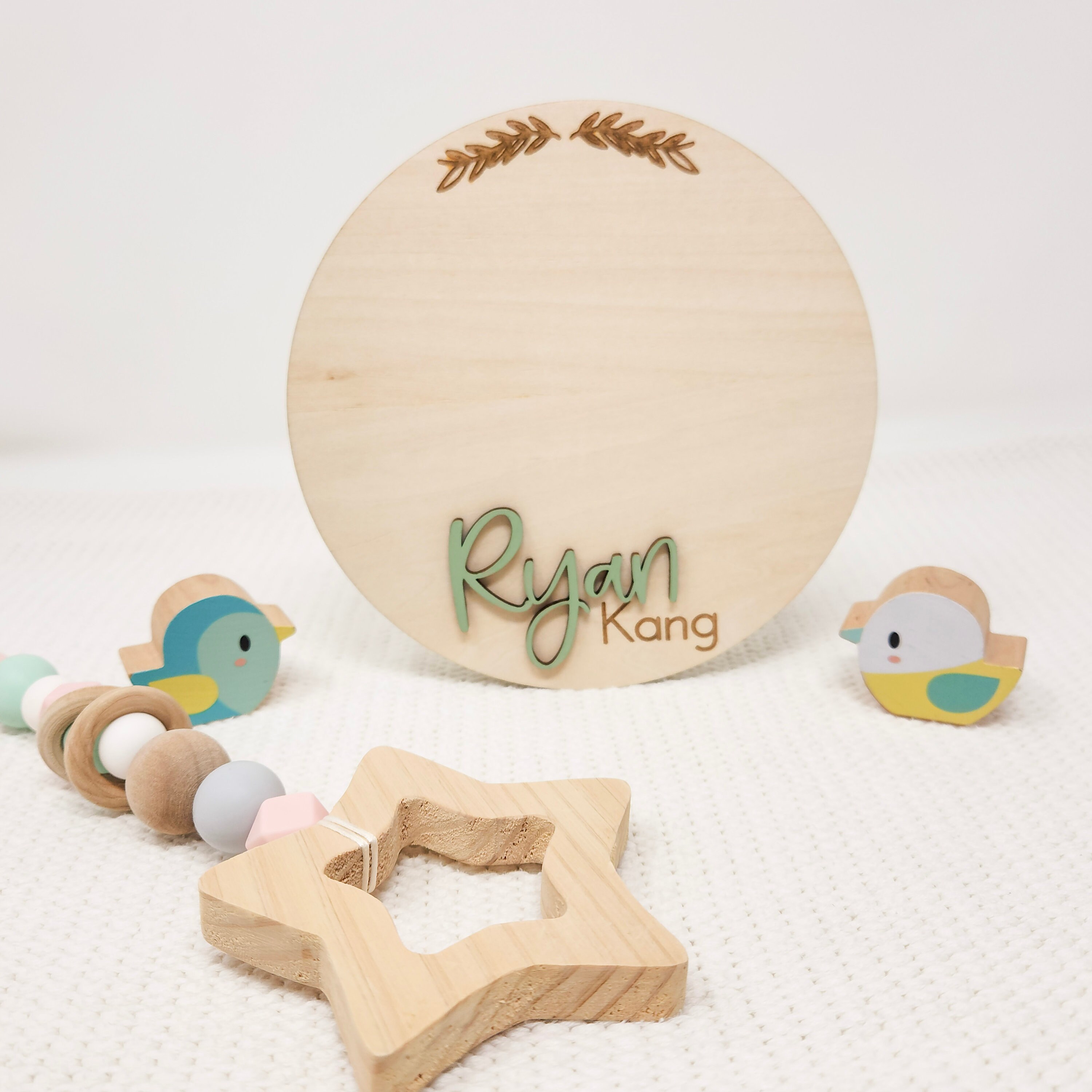 Custom Baby Announcement Wood Sign: 3D Name Plaque - Etsy