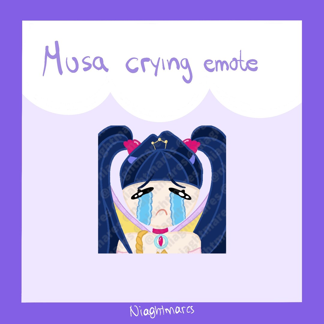 Sad Musa Emote, Twitch Emote, Discord Emote, Winx Emote, Cute Emote - Etsy