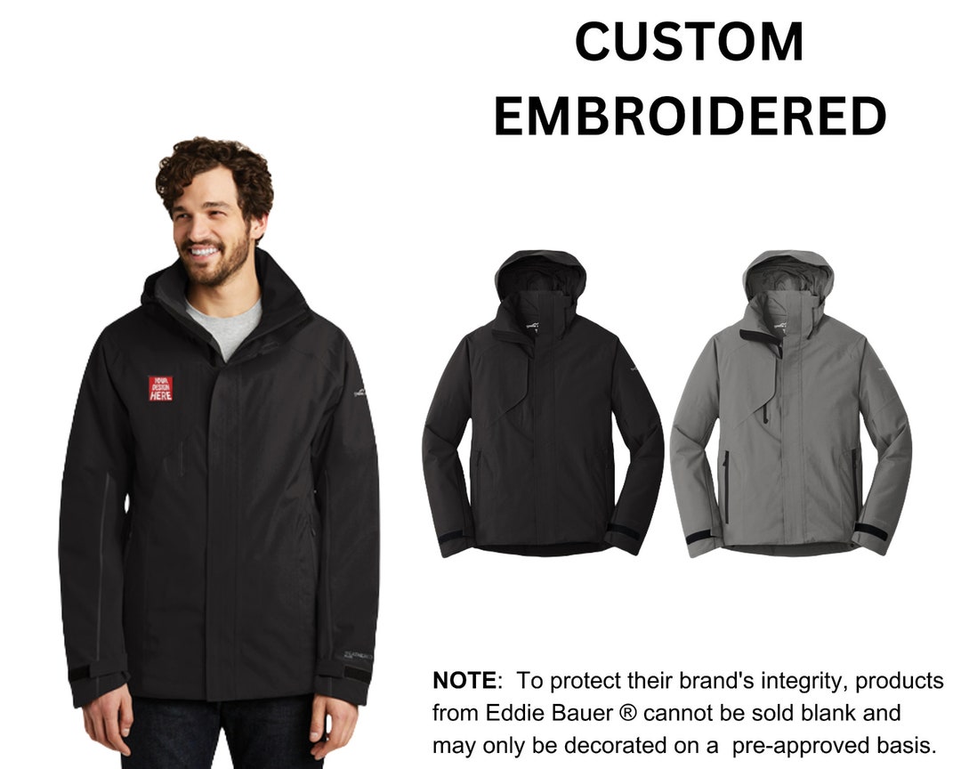 Custom Embroidered Eddie Bauer® Weatheredge® Plus Insulated Jacket, Your Text, Logo or Art ...