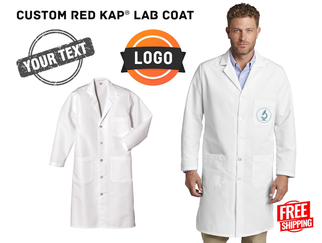 Custom Red Kap® Lab Coat Your - Etsy