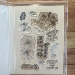 Friendly Hello Stamp Set - Etsy