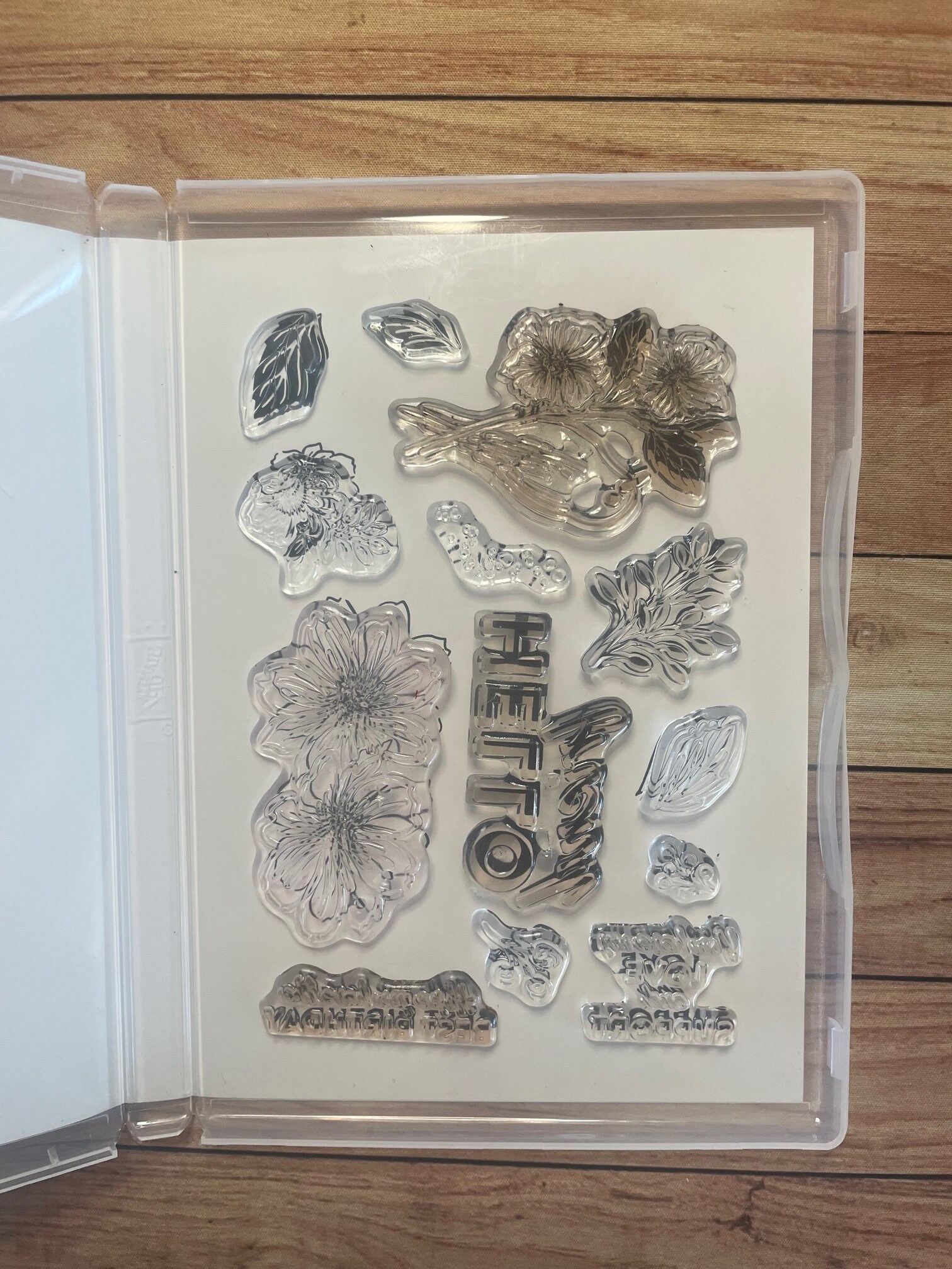 Friendly Hello Stamp Set - Etsy