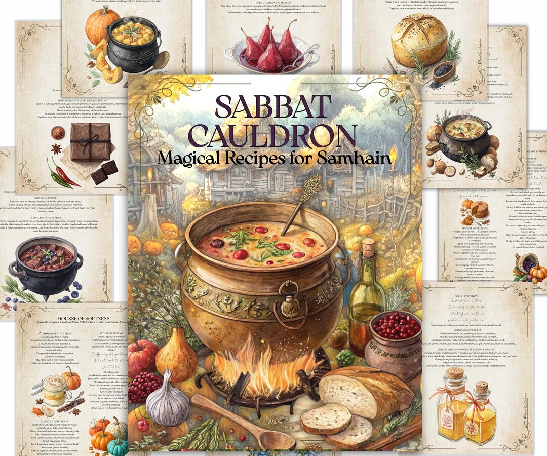 The Sabbat Cauldron: Magical Recipes for Samhain – Printable Witch’s ...