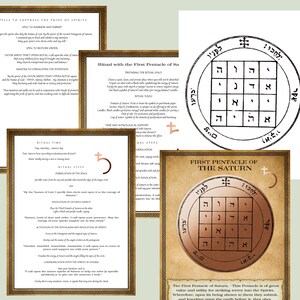 The Seven Pentacles of Saturn - Complete PDF Guide (68 Pages): Rituals ...