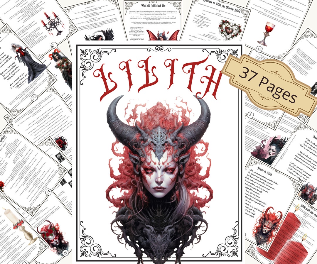 LILITH Dark Goddess, Mother of Demons Babylonian - Etsy