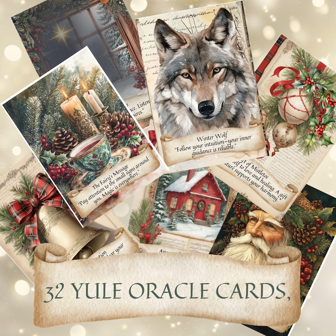Yule Oracle Cards – Guidance & Magic for the Winter Solstice - Etsy