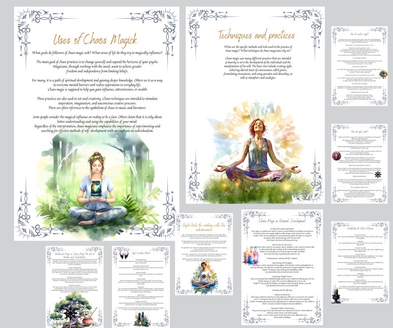 Chaos Magic: Printable PDF Guide for Sigil Creation, Rituals, and ...
