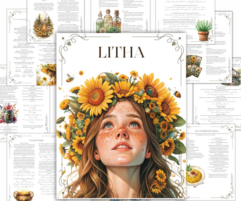 Sabbat Litha – Printable Witchcraft Guide - Etsy