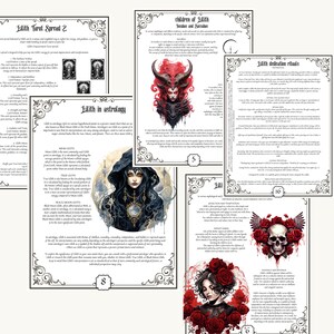 LILITH Dark Goddess, Mother of Demons Babylonian - Etsy