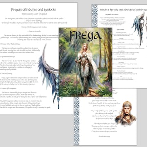 Freya Norse Goddess, Mythology and Spiritual - Etsy