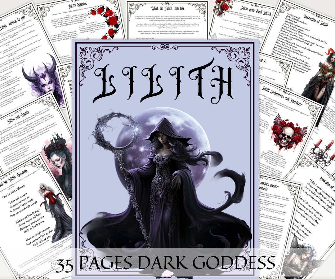 LILITH Dark Goddess Mother of Demons Babylonian - Etsy UK