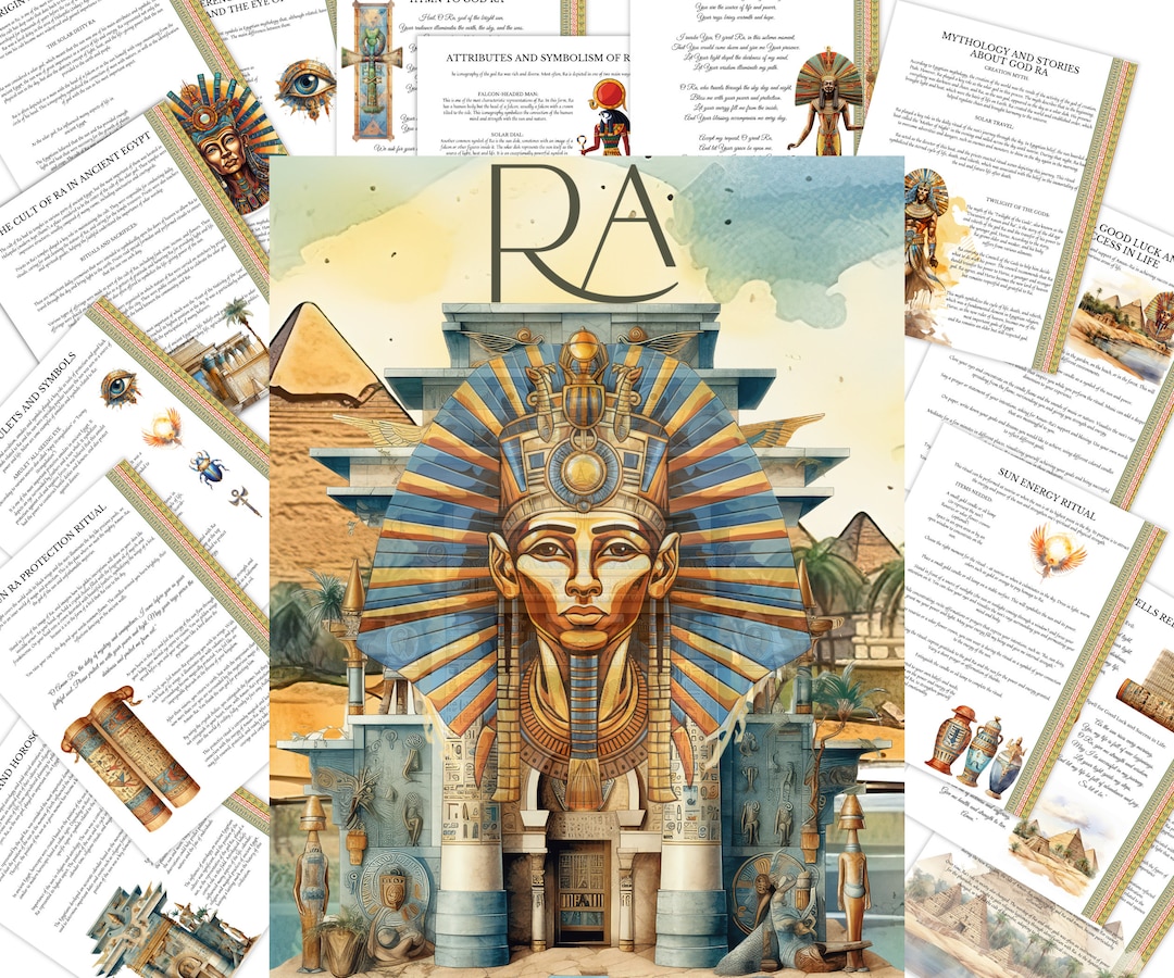 God Ra, Amun Ra PDF Files for Discovering the Power of the Sun - Etsy