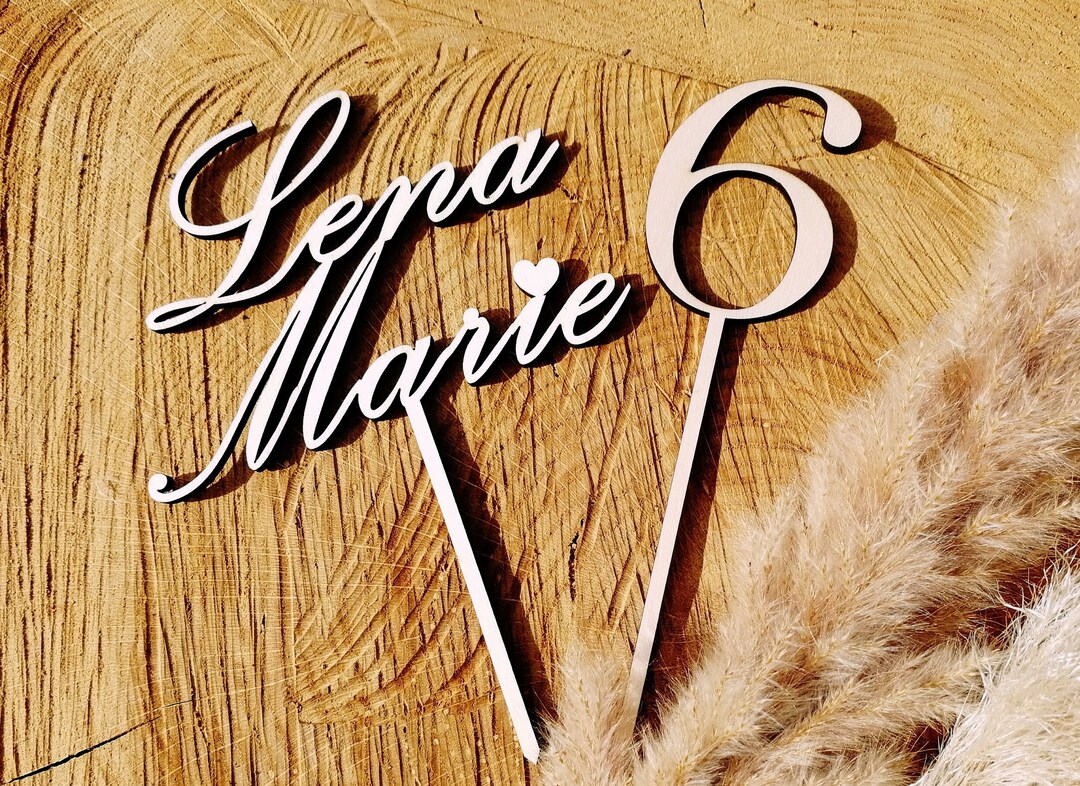 Cake Topper Personalized Cake Topper Birthday Cake Decoration for a ...