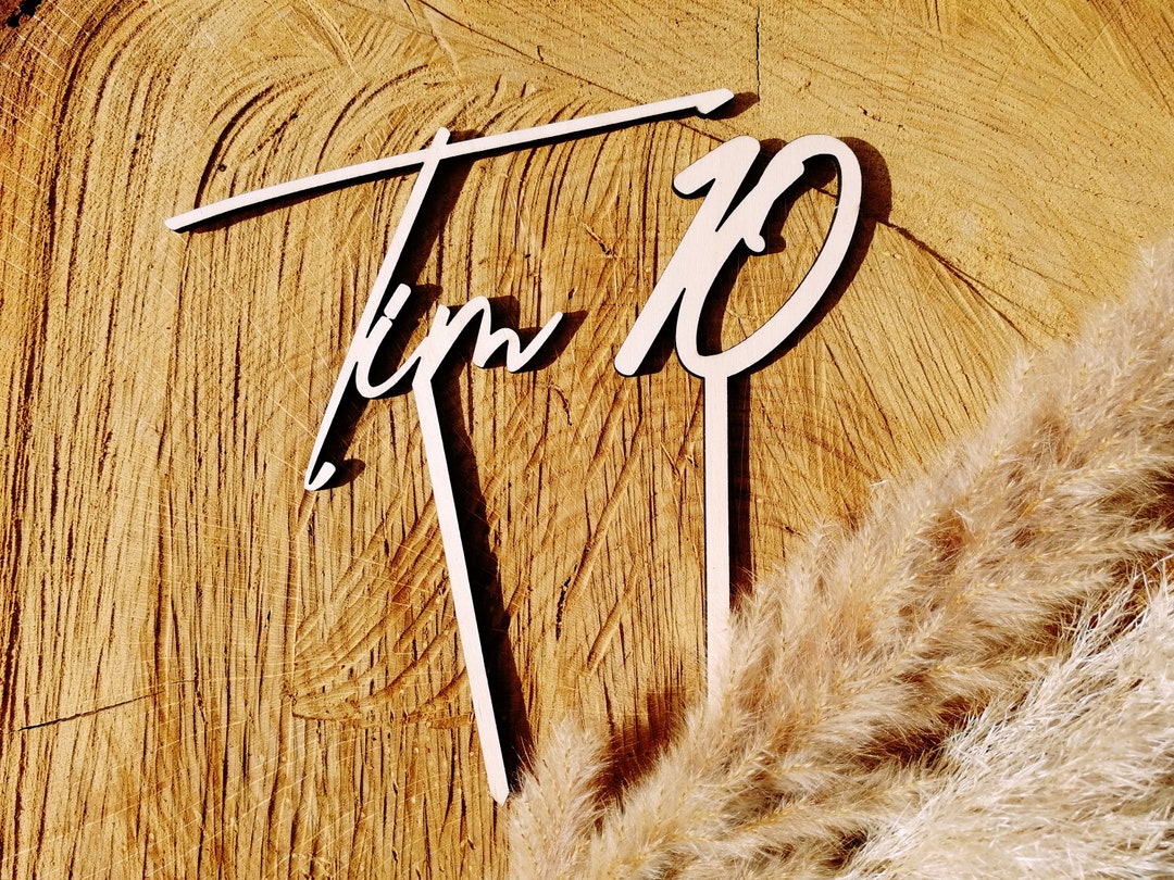 Cake Topper Personalized Cake Topper Birthday Cake Decoration for a ...