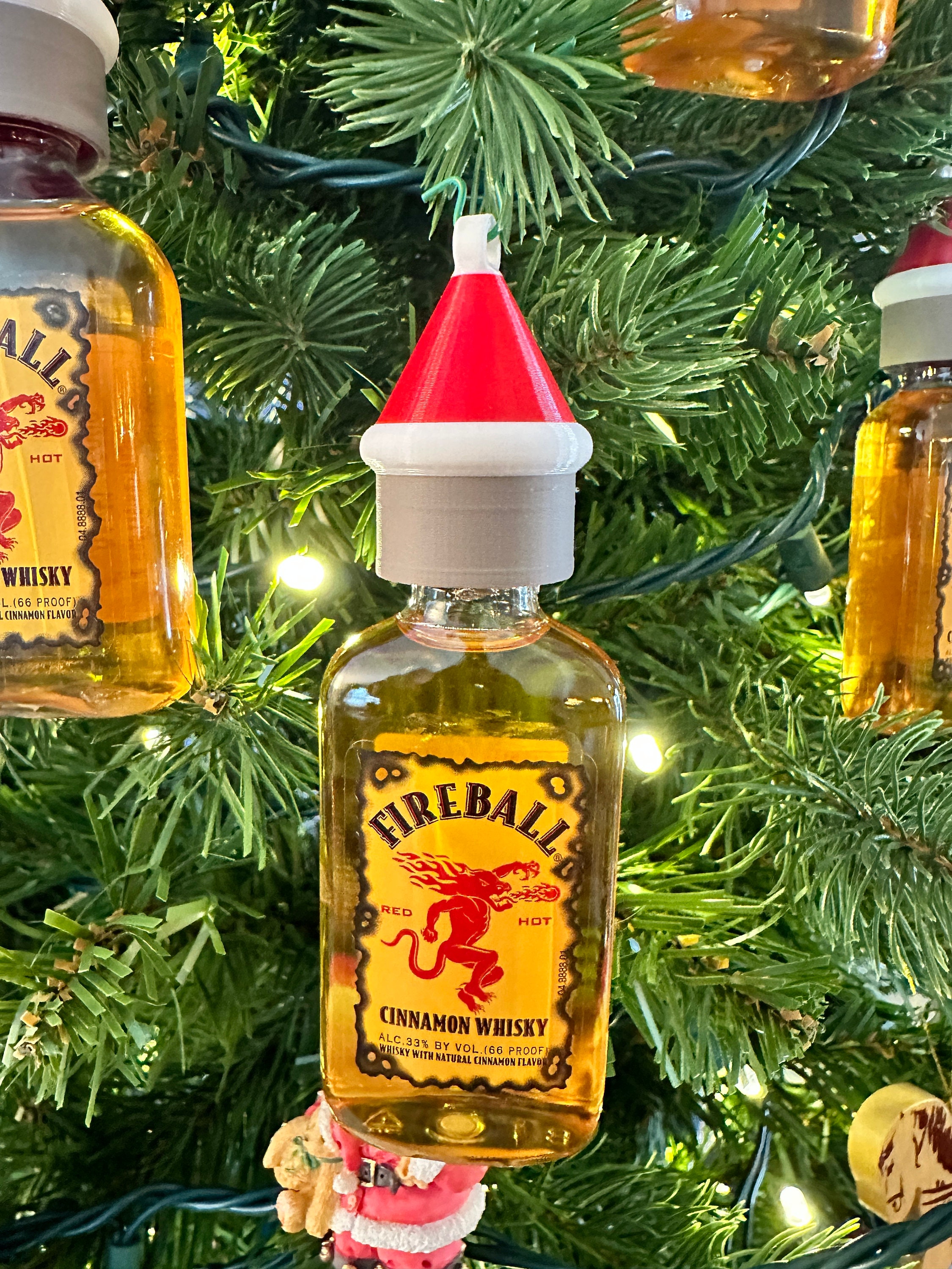 Fireball® Instant Ornament (x10) 50ml Bottle Topper and Stocking ...
