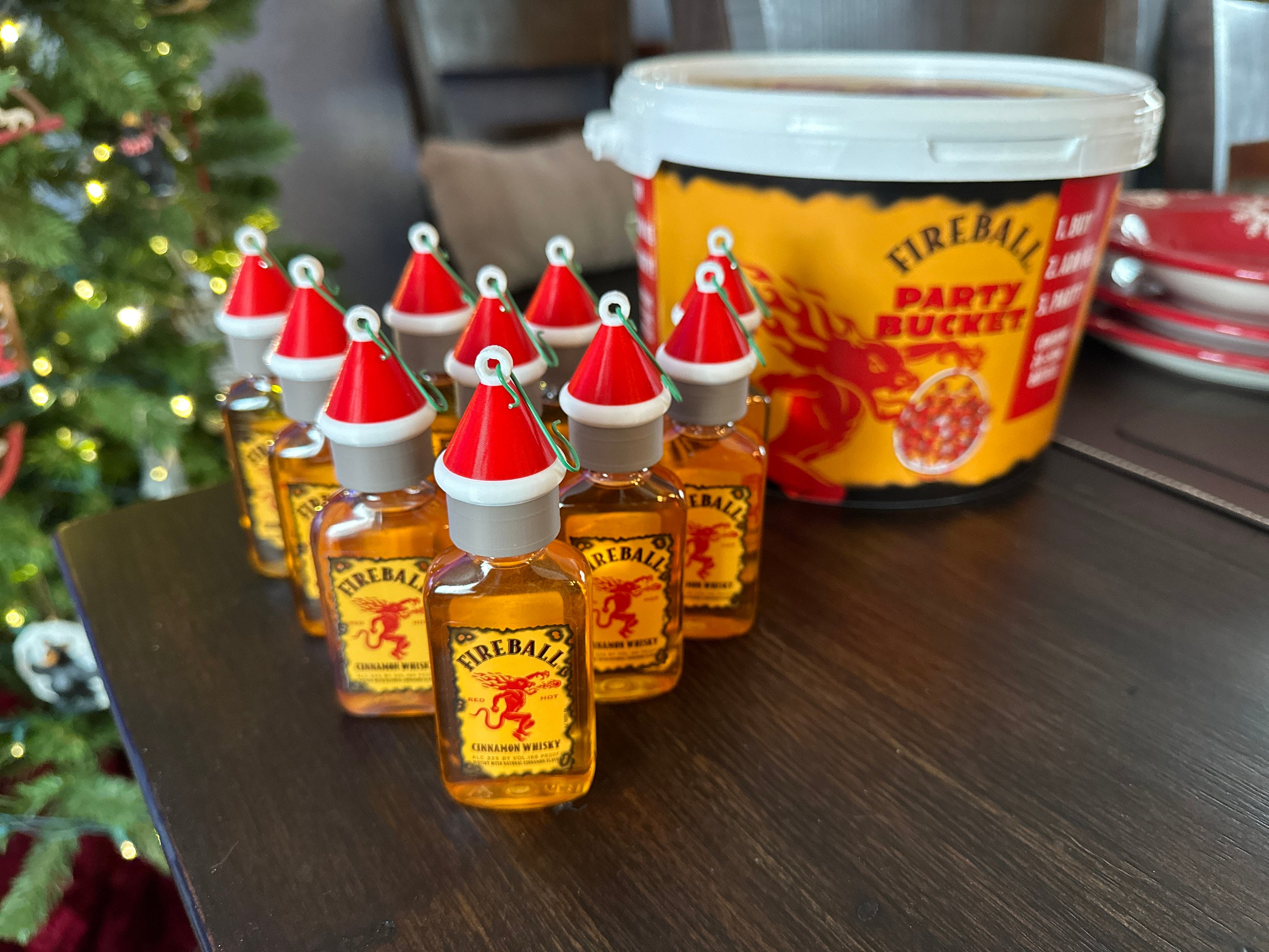 Fireball® Instant Ornament (x20) 50ml Bottle Topper and Stocking ...