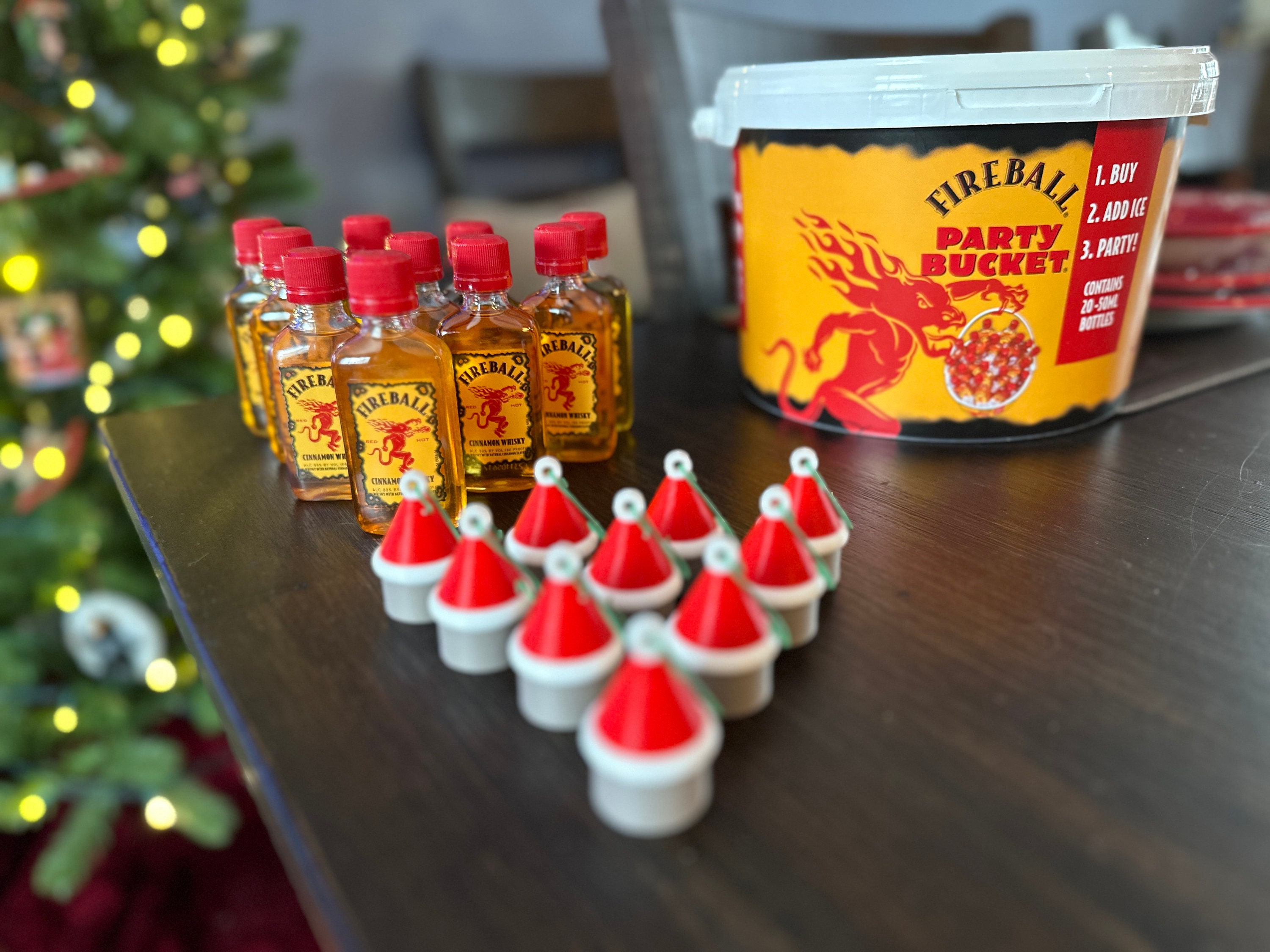 Fireball® Instant Ornament (x20) 50ml Bottle Topper and Stocking ...