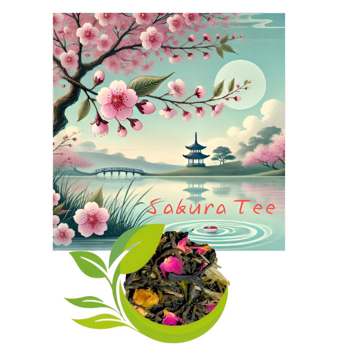 Sakura Tea Japanese Cherry Blossom Tea Flavored White Tea I 100% ...