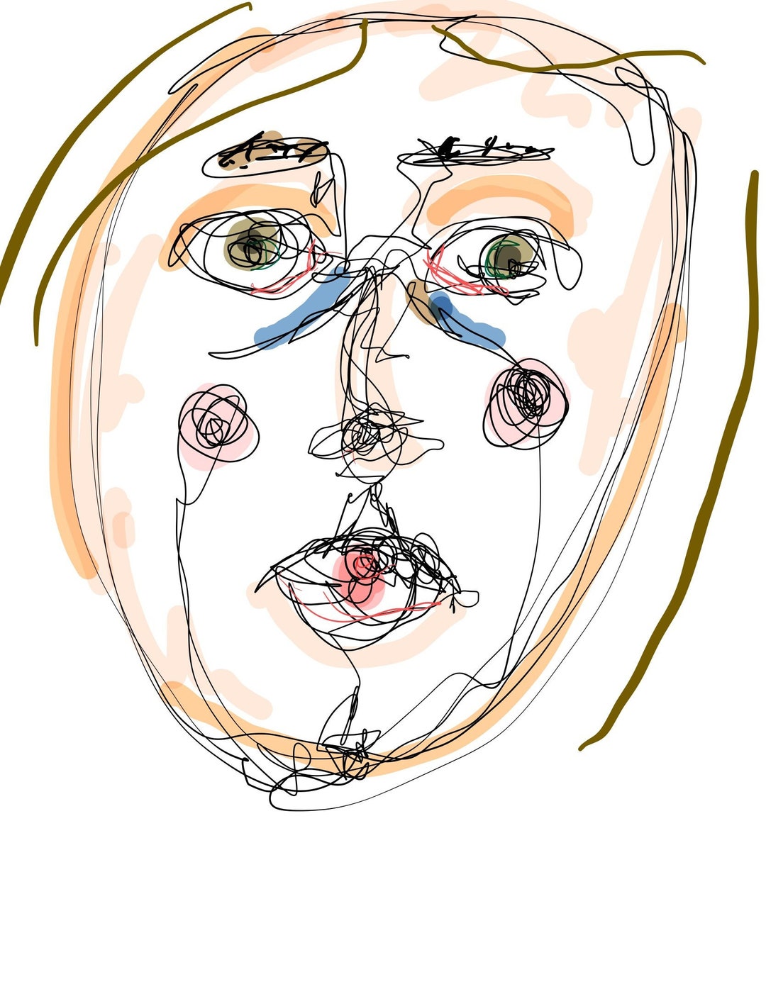 Single Line Portrait Sketch - Etsy