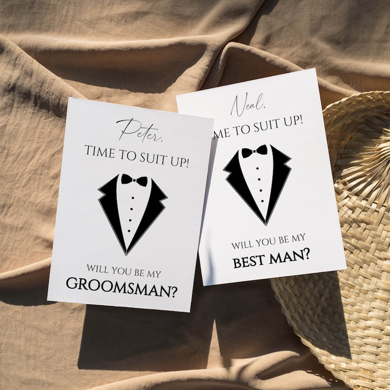 Groomsman Cards - Etsy