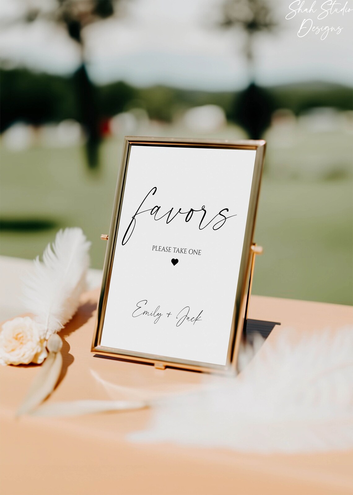 Minimalist Favors Sign Printable, Favors Printable Sign, Wedding Favors ...