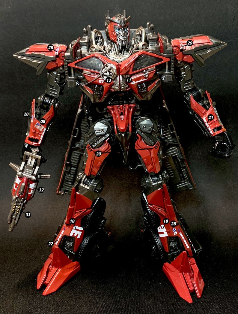 Transformers Detail Water Decals/stickers Dinobots Jetfire Skylynx Ss ...